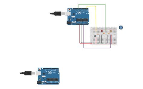 circuit design sensores analogicos fotorresistor tinkercad