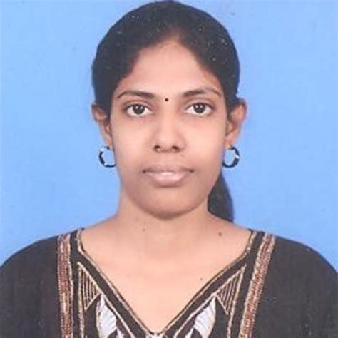 R Suganya Researcher Master Of Science Anna University Chennai