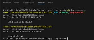 Customizing Git Log Output For Clearer History GeeksforGeeks