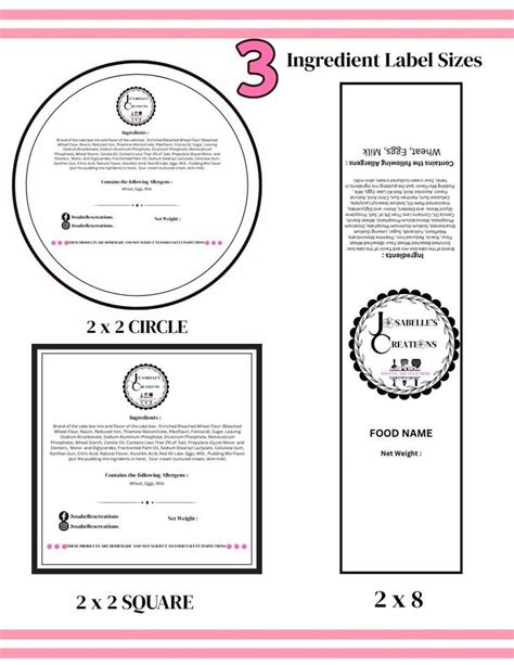 This Item Is Unavailable Etsy Label Templates Ingredient Labels