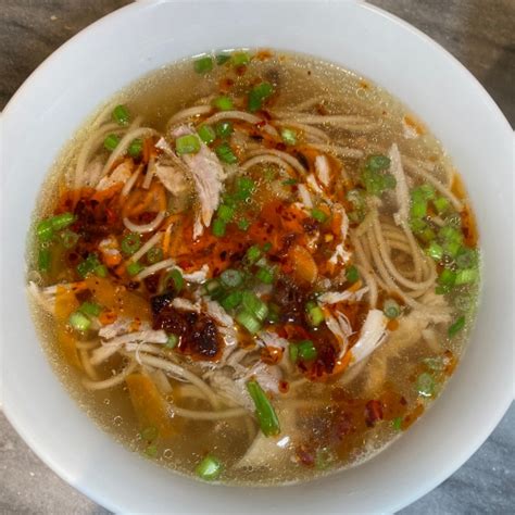 Ginger Garlic Chicken Noodle Soup