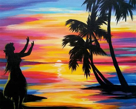Hula Girl Painting At Explore Collection Of Hula