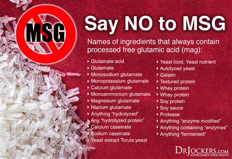 What Is Msg On Food Labels At Archie Rowallan Blog