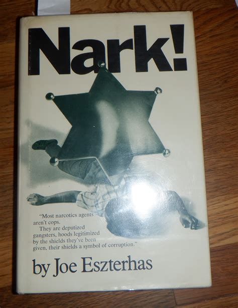 Nark By Eszterhas Joe Very Good Hardcover 1974 1st Edition Route