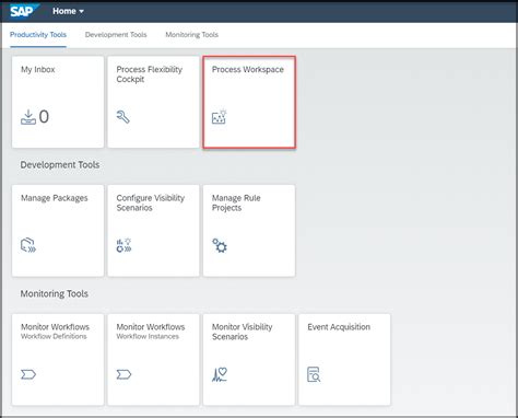 Track The Workflow Using The Process Workspace Application Sap Tutorials