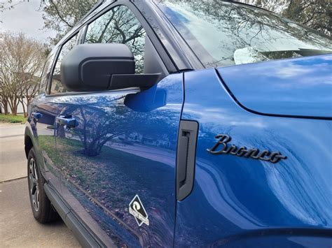 Bronco Script Emblem Installed Page 2 2021 Ford Bronco Sport Forum