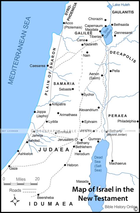 Charting Sacred Grounds Explore The New Testament Era With Our Map Of