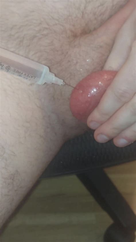 Saline Injection Into Testicle 20cc