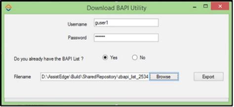 bapi activity usage