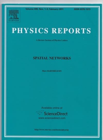 Networks A Science Of Cities