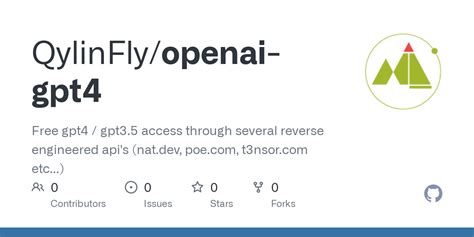 Github Qylinflyopenai Gpt4 Free Gpt4 Gpt35 Access Through