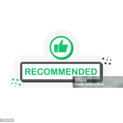 권장 된 음성 거품플랫 라벨 흰색 배경에 비즈니스 마케팅 및 광고를위한 3d 라벨 벡터 개념에 대한 스톡 벡터 아트 및 기타 이미지 Istock