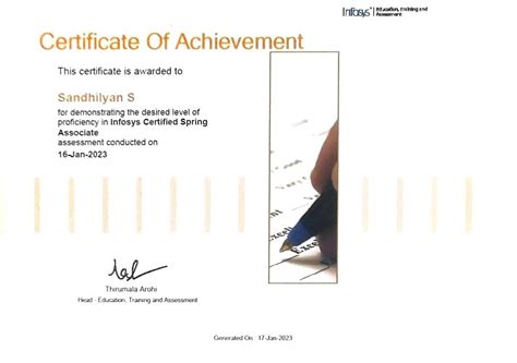 Sandhilyan Saravanan On Linkedin Learning Infosys Lex Spring Developerlife