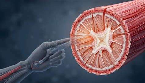 Exploring Muscle Fiber Anatomy Stock Illustration Illustration Of