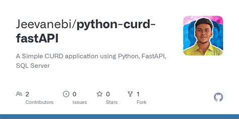 Github Jeevanebipython Curd Fastapi A Simple Curd Application Using Python Fastapi Sql Server