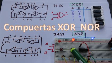 Compuertas Lógicas Xor Nor Youtube