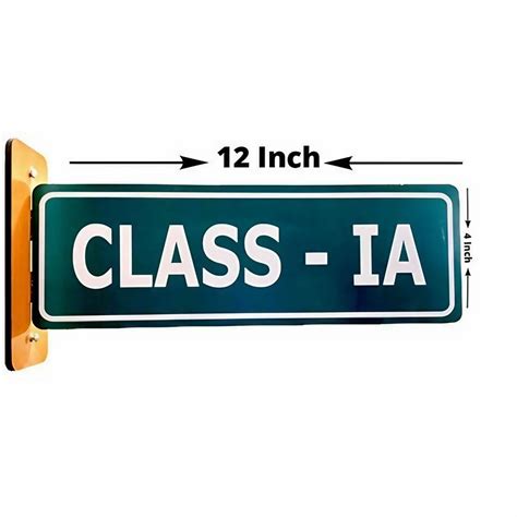 Mdf 2d Board Classroom Signboard Shape Rectangular At ₹ 99piece In