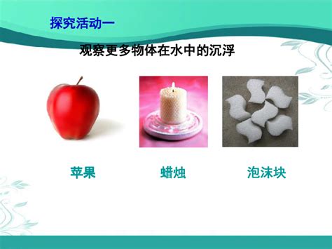 1 物体在水中是沉还是浮课件22张ppt 21世纪教育网