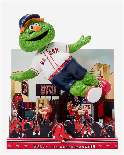 Wally The Green Monster Boston Red Sox Thanksgiving Mascot Bobblehead Foco