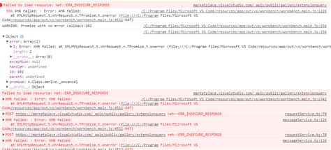 Unable To Query Extensions After Updating To 1193 · Issue 42863 · Microsoftvscode · Github