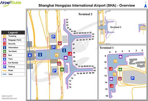 Shanghai International Airport Terminal Map