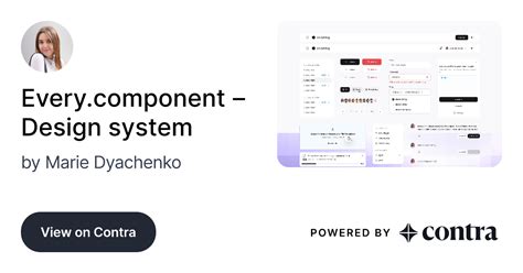 Ponent Design System By Marie Dyachenko