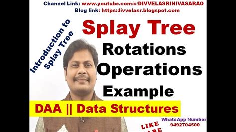 splay tree splay tree rotations splay tree operations zig zag zig zig zig zag
