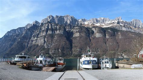 Schweiz Schiffsbetrieb Walensee Ag Kursschiffe Auf Dem Walensee