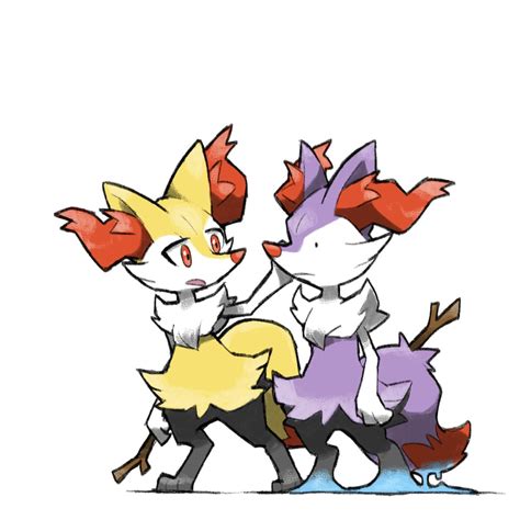 Braixen Ditto And Transformed Ditto Pokemon Drawn By Blacknirrow