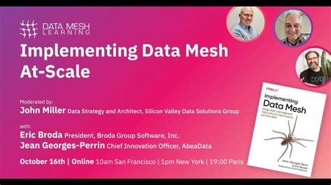 Data Mesh Learning Community On Linkedin Implementing Data Mesh At Scale