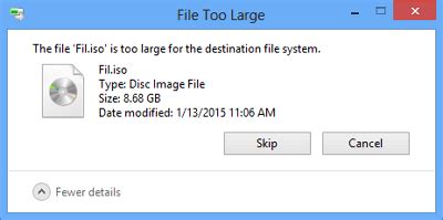 Error File Too Large For Destination Folder Usb On My Mac Moznorthern