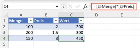 Excel Tipp Kopieren Von Formeln Aus Intelligenten Tabellen