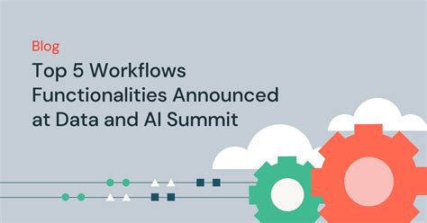Brooke Davis On Linkedin Top 5 Workflows Functionalities Announced At Data Ai Summit