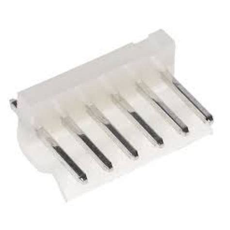 5pcs 6 Pin Molex Cpu 3 96mm Male Straight Header Connector 7a Kk 396 Buy Online Electronic