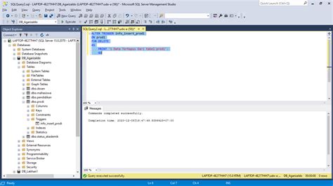 Sql Trigger Dasar