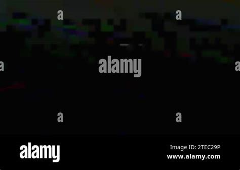 Vhs Distortion Texture Glitch Art Noise Transition Overlay Blue Yellow White Black Color