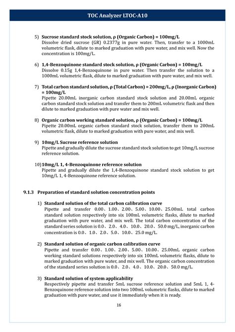 Toc Analyzer Ltoc A10 Operating Manual Labtron