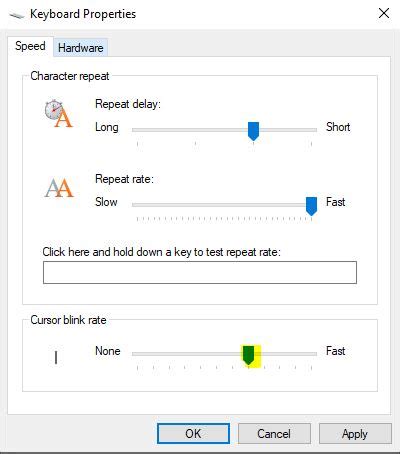 How To Reduce The Size Of Blinking Cursor Thickness Technoresult