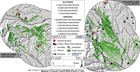 Multiple Viewshed Map In The Târgu Neamt Left And Piatra Neamt Areas