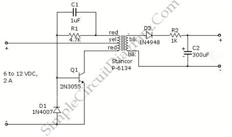 Super Simple Inverter Simple Circuit Diagram