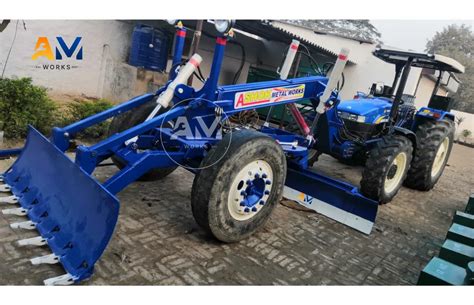 Tractor Grader Attachment At ₹ 414000 Tractor Backhoe Loader In Vidisha Id 13208151312
