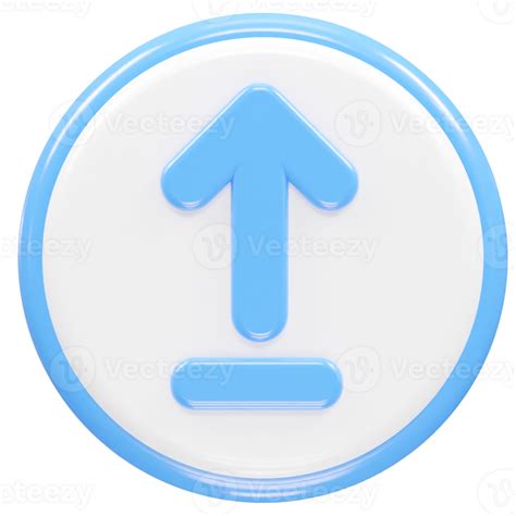 Upload Icon 3d Rendering Illustration Element 33158065 Png