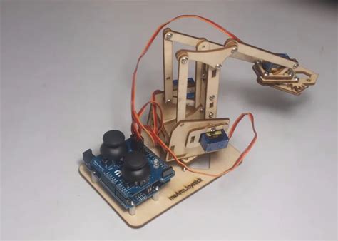 Intellectual Development Diy Wooden Mearm Robotic Arm Learning Full Kit Diy Mearmjoystick