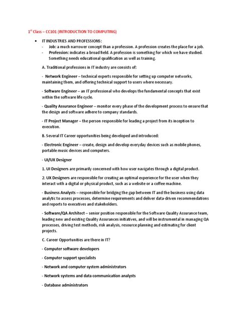 cc101 lecture 1 pdf software development software