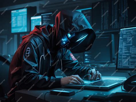 Premium Photo Hacker Using Laptop Computer With Html Code And Map