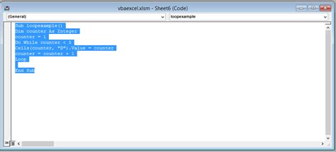 Do While Loop In Excel Vba Best Excel Tutorial