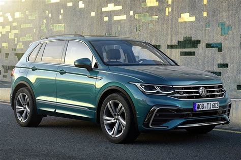 2021 Volkswagen Tiguan Facelift Revealed Autocar India