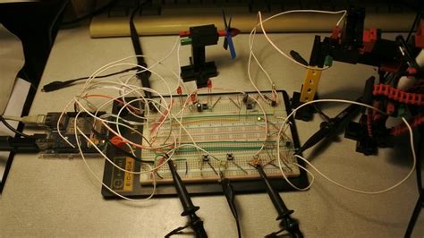 Arduino Yun 108 Fischertechnik Flashlight Fototransistor Oscilloscope Octave Algorithm