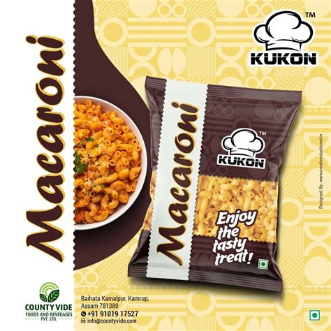 Macroni Pasta Package For Eat Packaging Type Packet At Rs 10pack In