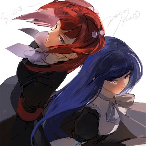 Ushiromiya Ange And Frederica Bernkastel Umineko No Naku Koro Ni